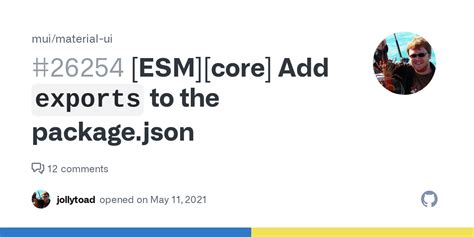 Core Add `exports` To The Packagejson · Issue 26254 · Muimaterial Ui · Github
