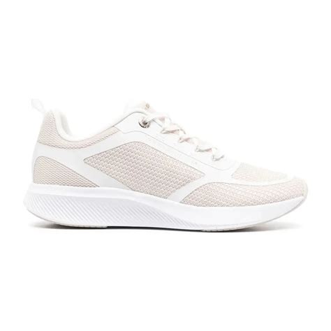 Tommy Hilfiger Witte Polyester Sneakers Voor Vrouwen White Fw0fw06981