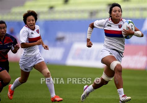 포토 여자럭비 역사적인 첫 승리 2014 인천 아시안게임 7