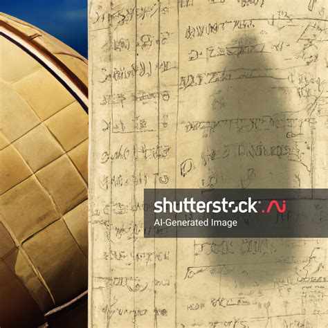 Sumerian Cuneiform North America Old Map Ai Generated Image 2392165863 Shutterstock