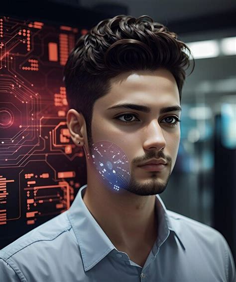 Premium Ai Image Implementation Of Biometric Facial Recognition Online Access Business Data