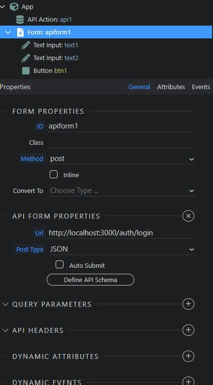 Api Form With Credentials Need Help Wappler Community