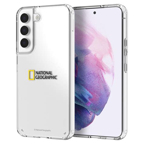 National Geographic Logo Galaxy S22 Crystal Clear Case Jell Hard