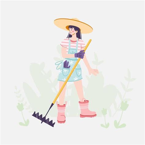 Farm Girl Vector Art Icons And Graphics For Free Download