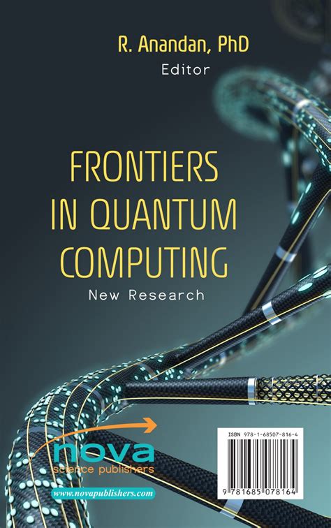 Frontiers In Quantum Computing New Research Nova Science Publishers