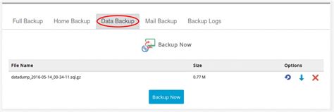 Webuzo Backup And Restore Webuzo