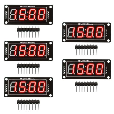 Buy Pcs LED Display Digital Tube Clock Module Digit LED Inch Display Time Clock