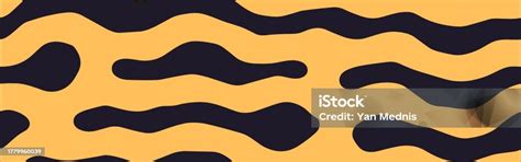 벡터 일러스트 레이 션입니다 웹 패브릭 및 메모장 커버를 위한 배경 세련 된 와일드 Zebra 프린트 만화 파도 배경의 평평한 물결 모양입니다 원활한 구별하기 힘든에 대한