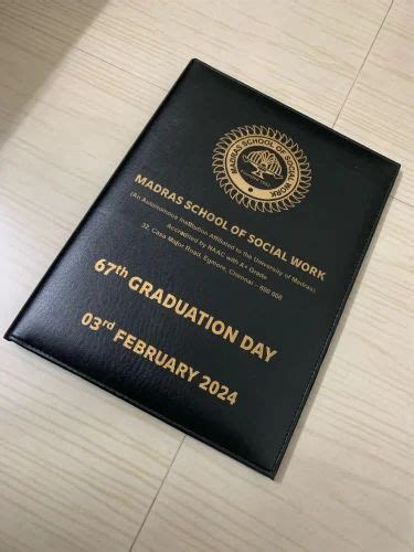 Material Leather Degree Certificate Folder A4 At ₹ 95piece In Chennai