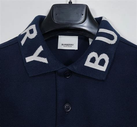 Burberry Collar Logo Polo Shirt Grailed
