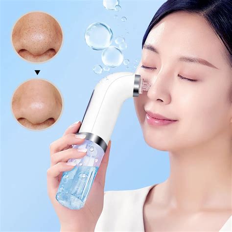 스몰 버블 블랙헤드 리무버 모공 진공 페이스 클리너 Usb 충전식 3 모드 워터 사이클 페이셜 클리닝 툴