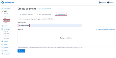 What Is Static Segment