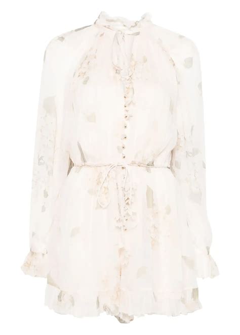 Zimmermann Balance Flutter Playsuit Planet Bardot