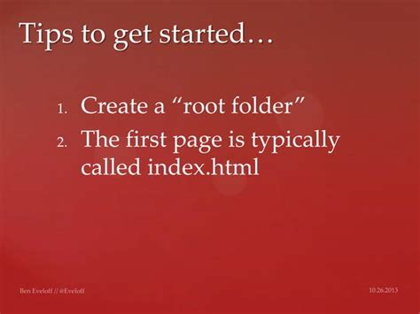 Getting Started With Html And Css Ppt Free Download