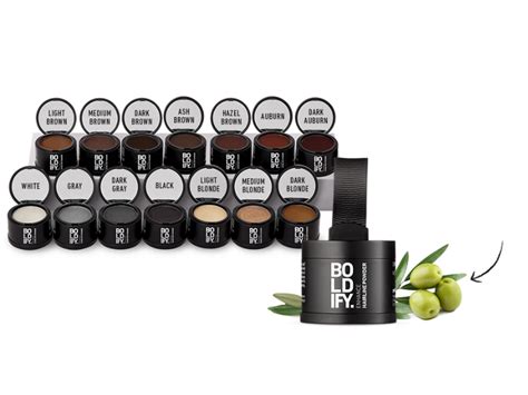 Boldify Hairline Powder Instantly Conceals Hair Loss And Fills In Rec