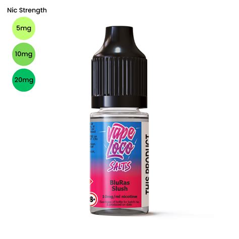 Blue Raspberry Slush Bar Salt Vape Loco