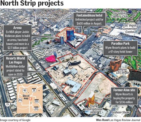 Wynn Hotel Vegas Strip Map