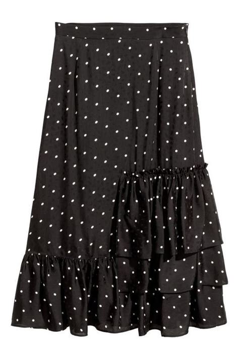 Сатинова спідниця міді спідниця в горошок чорна спідниця горох