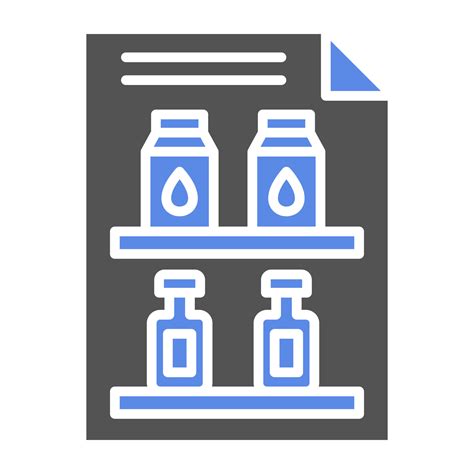 Planogram Vector Icon Style 22406815 Vector Art At Vecteezy