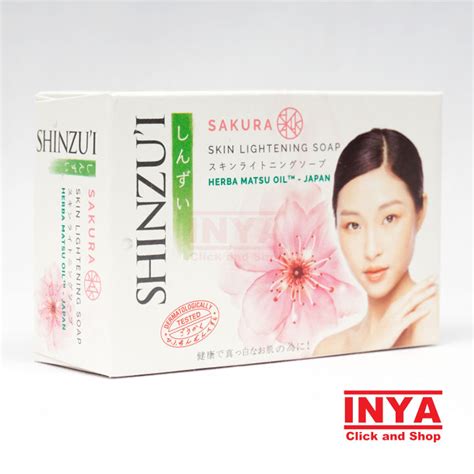 Shinzui Sakura Skin Lightening Soap Bar 85gr Sabun Batang Lazada Indonesia
