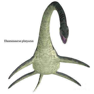 Elasmosaurus Art Pixels