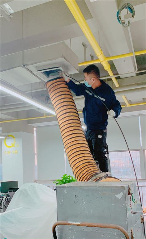 威海空调通风管道清洗价格、电话、图片