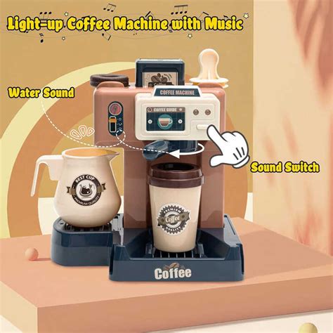Kaffee Machine Para Sa Mga Bata Laruan Sa Kusina Simulasyon Ng Pagkain Tinapay Coffee Cake