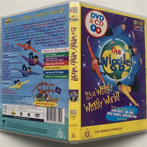The Wiggles Its A Wiggly Wiggly World Dvd Slim Dusty Tim Finn Region