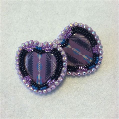 Native American Beadwork Pendleton Hearts