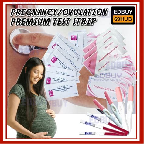 Pregnancy Test Strip Ovulation Test Pregnant Hamil Ovulasi Strip Opk Lh