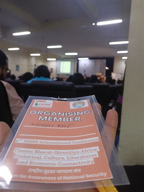 Harsh Raj On Linkedin Organizing Member