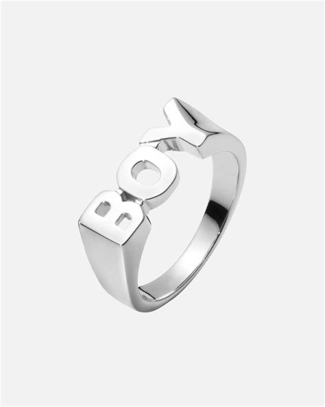 Maria Black Ring Boy Silver