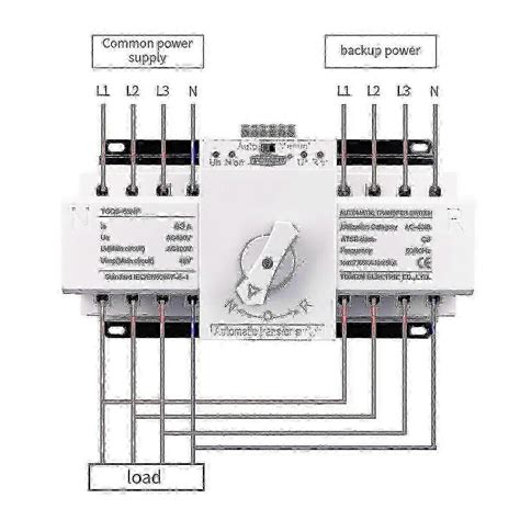 4p 63a 380v Mcb Type Dual Power Automatische Omschakelaar Ats Hk A X