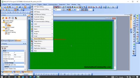 Mitsubishi PLC HMI Configuration With PID Controller Via Modbus