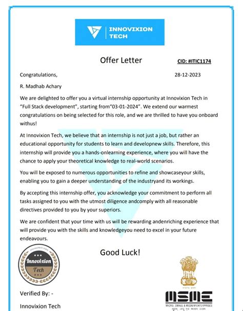 Innovixiontech Fullstackdeveloper Internship R Madhab Achary