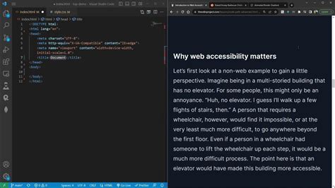 Part 416 Accessibility Intro To Web Accessibility Youtube