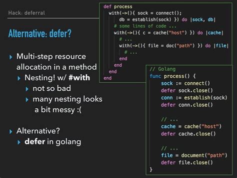 Hijacking Ruby Syntax In Ruby Rubyconf 2018 Ppt