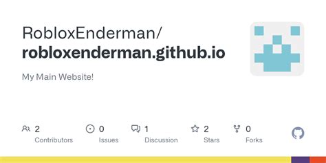 Github Robloxenderman My Main Website