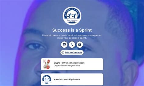 Success Is A Sprints Flowpage
