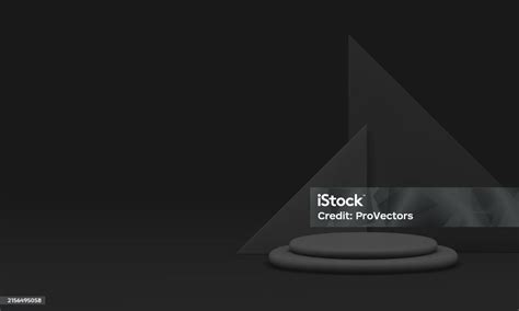 프리젠 테이션 현실적인 벡터를 위한 까만 3d 실린더 연단 주춧대 광고 전시 0명에 대한 스톡 벡터 아트 및 기타 이미지 0명 3차원 형태 가정의 방 Istock