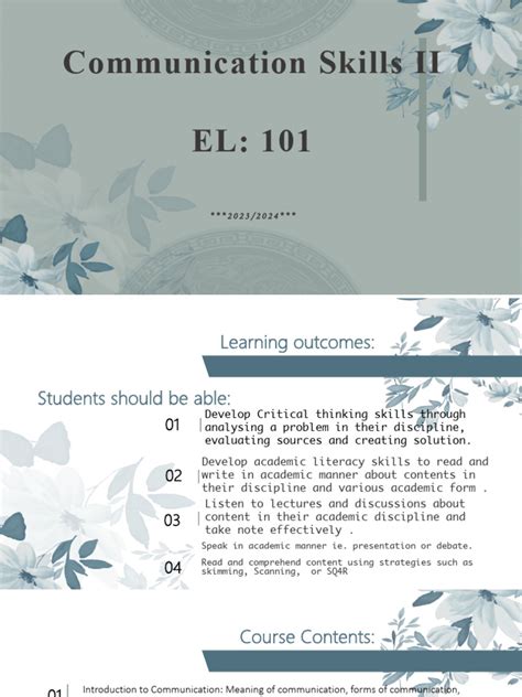 Course Contents Pdf
