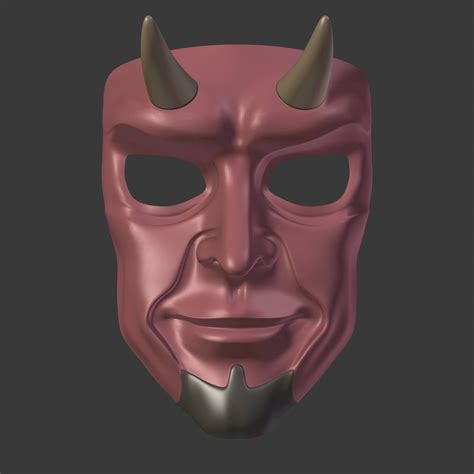 Devil Mask Model By Ocstard