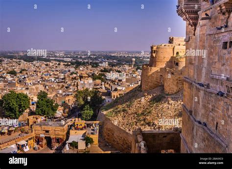 Jaisalmer Rajasthan India November 29 2019 Panoramic View Of The Jaisalmers Golden Fort