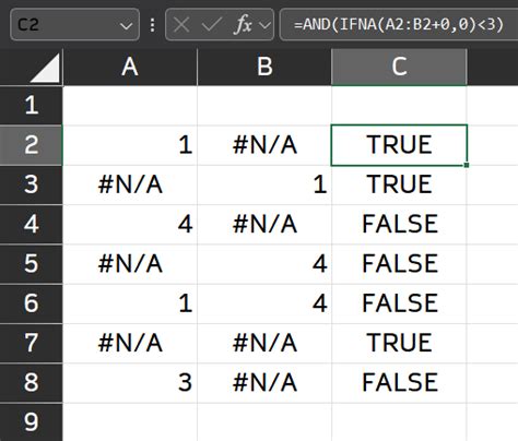 If Statement How To Get Excel To Ignore Nas Stack Overflow