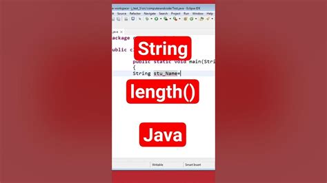 String Length Java Youtube