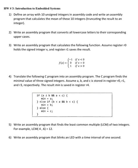Solved Hw 3 Introduction To Embedded Systems Define An