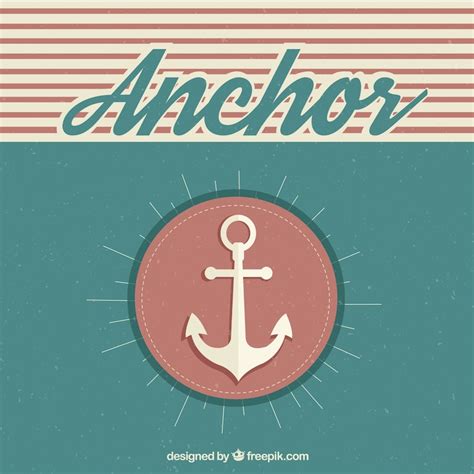 Cute Anchor Wallpaper Seamless Pattern With Anchor Rudder And
