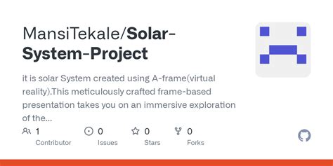 GitHub MansiTekale Solar System Project It Is Solar System Created Using A Frame Virtual