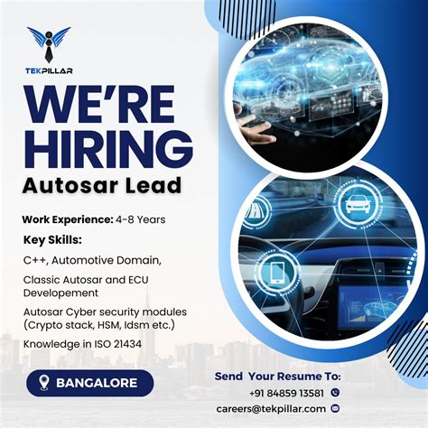 Tekpillar® On Linkedin Autosar Cybersecurity Automotivetechnology