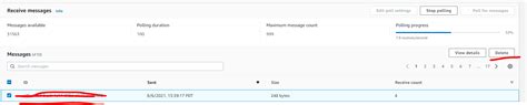 Amazon Web Services Deleting Message From Sqs Fifo Queue The Receipt